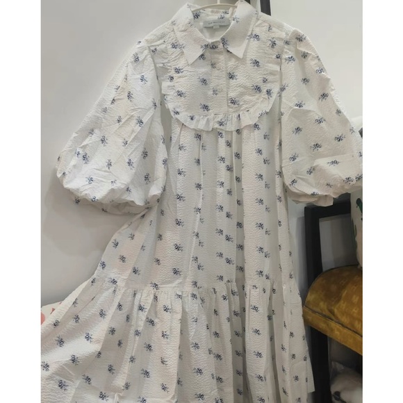 Lee Mathews | Dresses | Lee Mathewsfloral Print Mini Dress | Poshmark